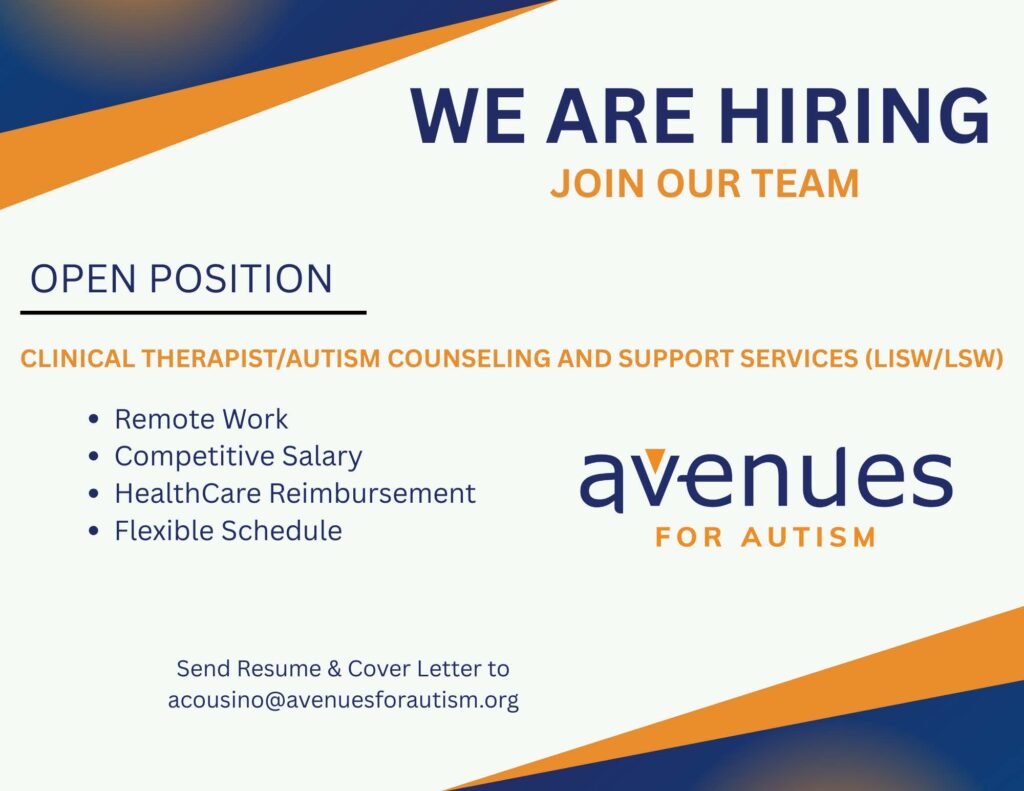 Community Outreach – Avenues for Autism